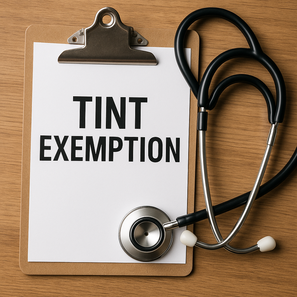 Application For Tinted Window Exemptions - New York DMV